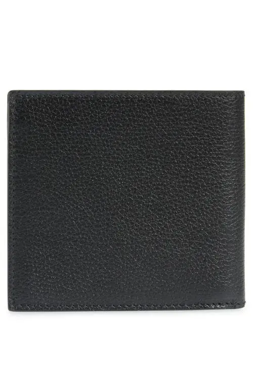Alexander McQueen Graffiti Logo Leather Bifold Wallet