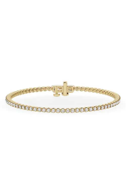 JENNIFER FISHER 18k Gold 1.48 Ctw Lab-created Diamond Tennis Bracelet - 18k Yellow Gold