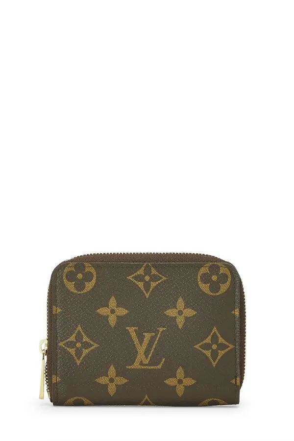 LOUIS VUITTON Monogram Canvas Zippy Coin Purse - Brown