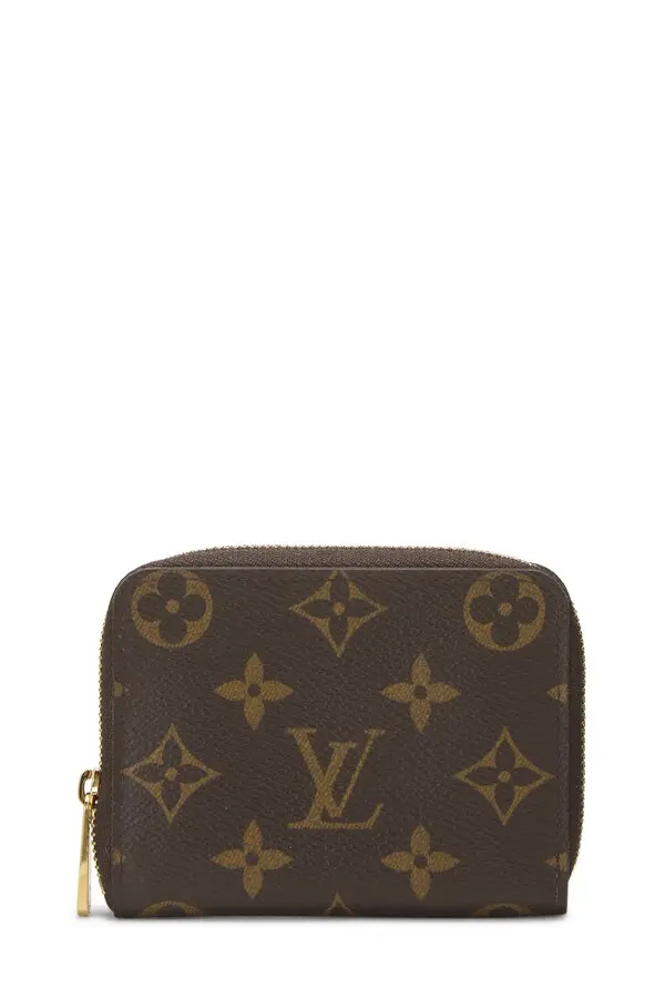 LOUIS VUITTON Monogram Canvas Zippy Coin Purse - Brown