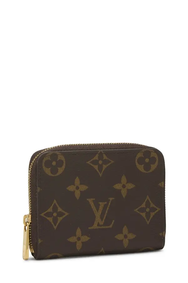 LOUIS VUITTON Monogram Canvas Zippy Coin Purse - Brown