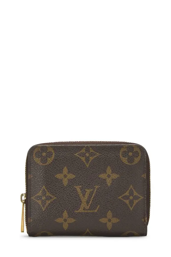 LOUIS VUITTON Monogram Canvas Zippy Coin Purse - Brown