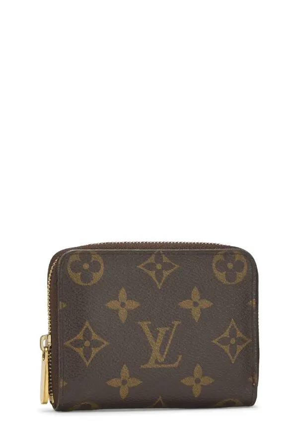 LOUIS VUITTON Monogram Canvas Zippy Coin Purse - Brown