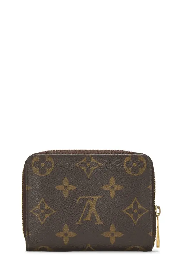 LOUIS VUITTON Monogram Canvas Zippy Coin Purse - Brown