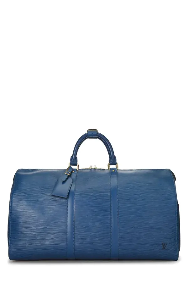 LOUIS VUITTON Toledo Epi Keepall 50 - Blue