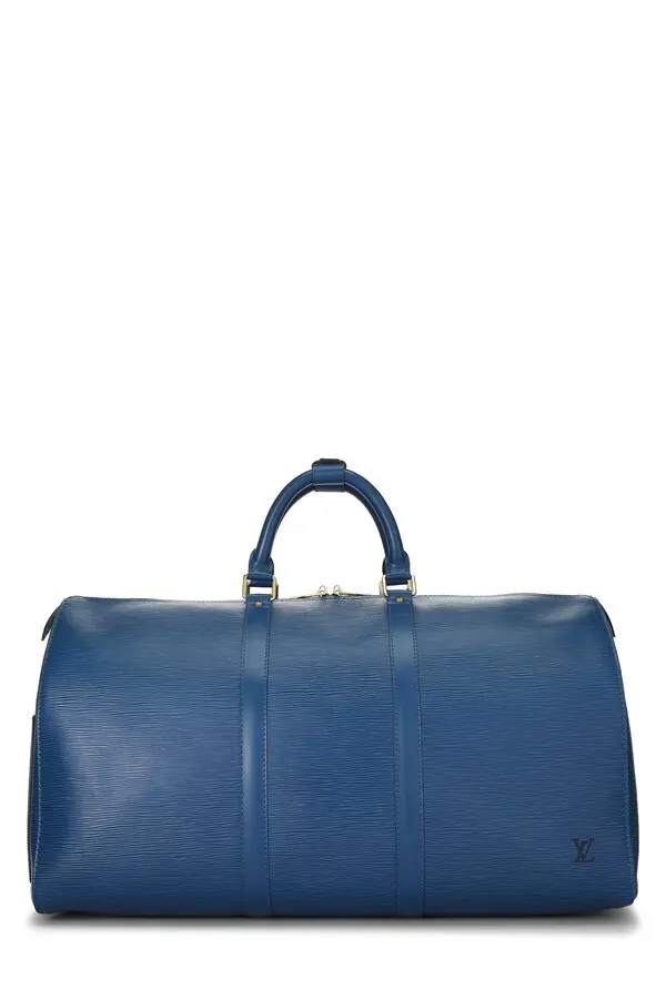 LOUIS VUITTON Toledo Epi Keepall 50 - Blue