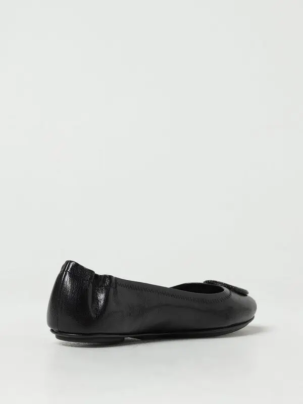 Tory Burch Minnie Nappa Leather Ballet Flats - Black