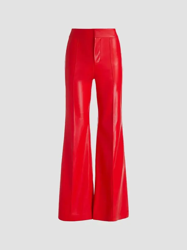 Alice + Olivia Dylan Faux Leather High-rise Pants