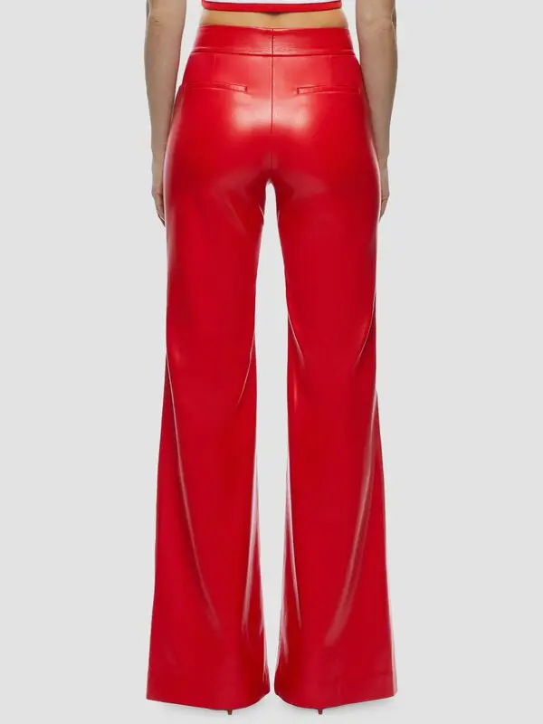 Alice + Olivia Dylan Faux Leather High-rise Pants