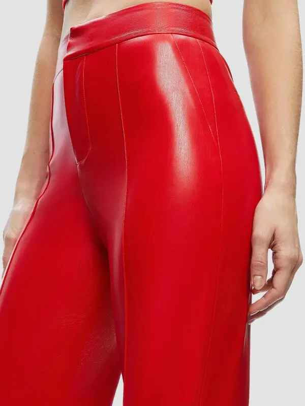 Alice + Olivia Dylan Faux Leather High-rise Pants