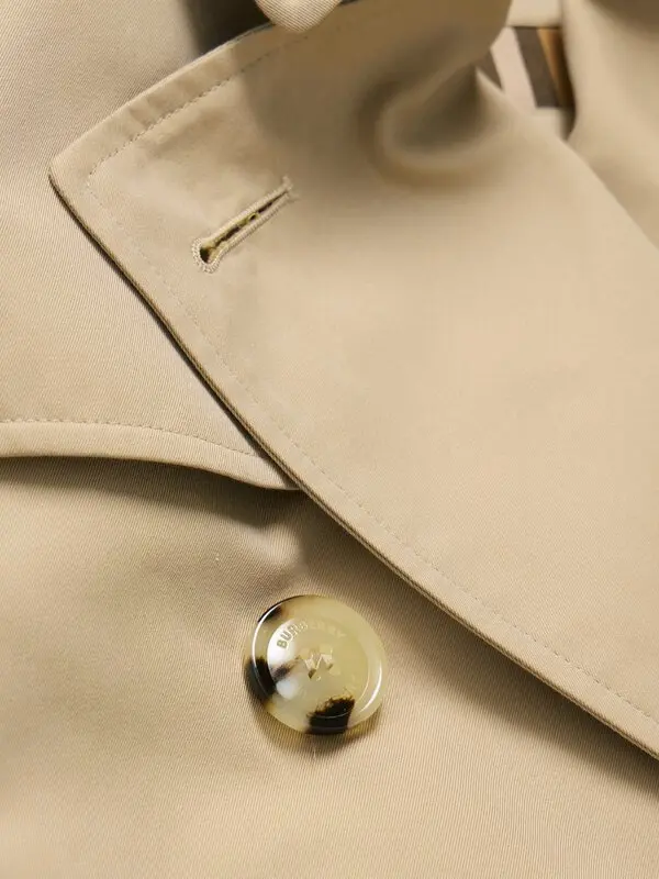 Burberry Kensington Belted Cotton-gabardine Trench Coat - Neutrals