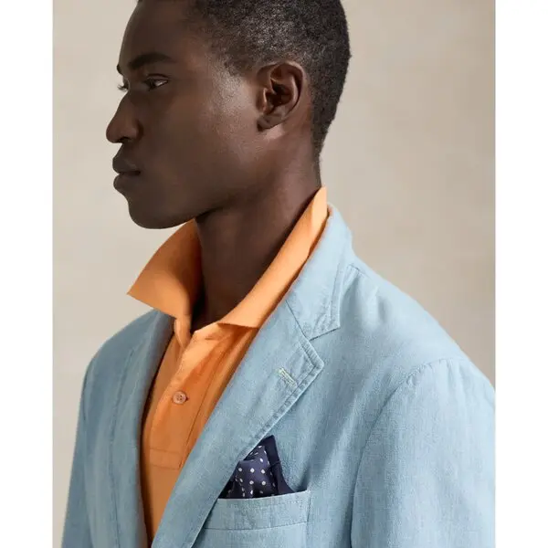 Ralph Lauren Polo Soft Tailored Suit Jacket - Chambray