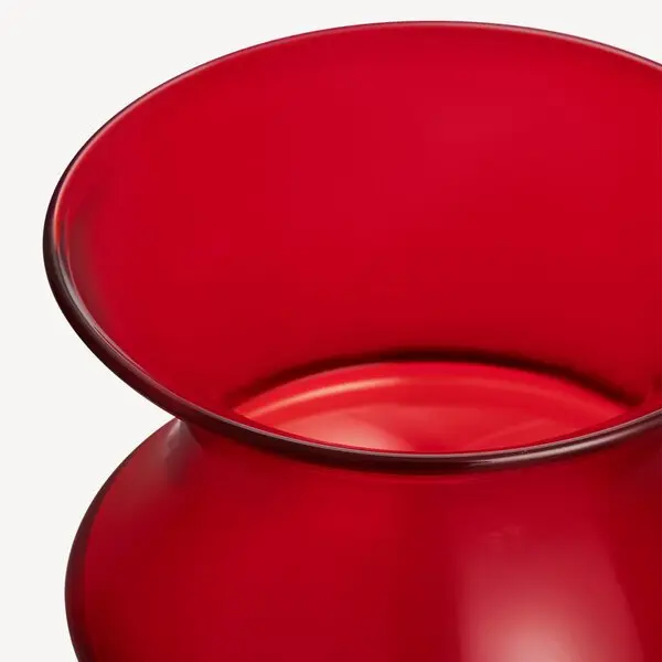 KOSTA BODA Pagod Vase, Small - Red