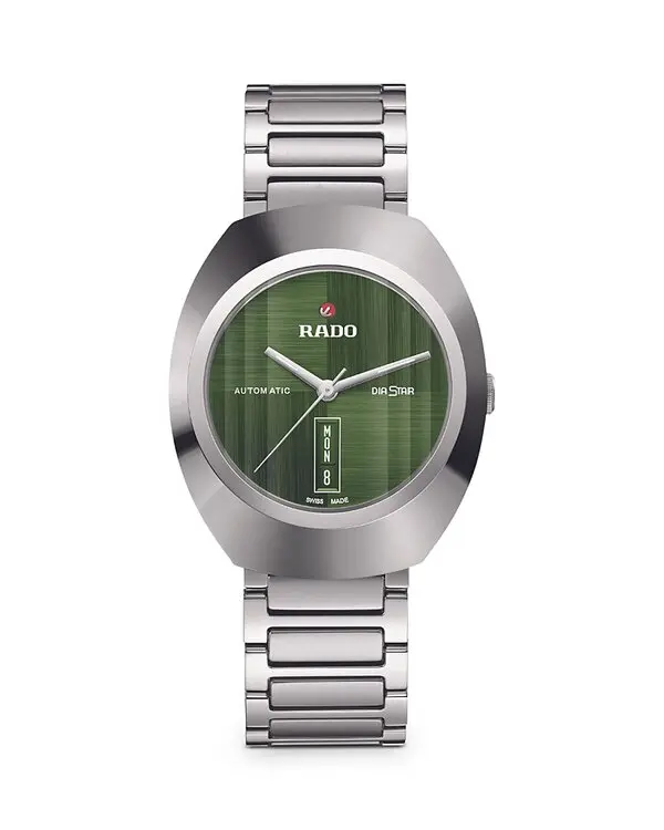 RADO Diastar Original Watch, 38mm - Green/silver