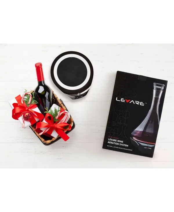 LEVARE Wine Aeration System - Pearl Black