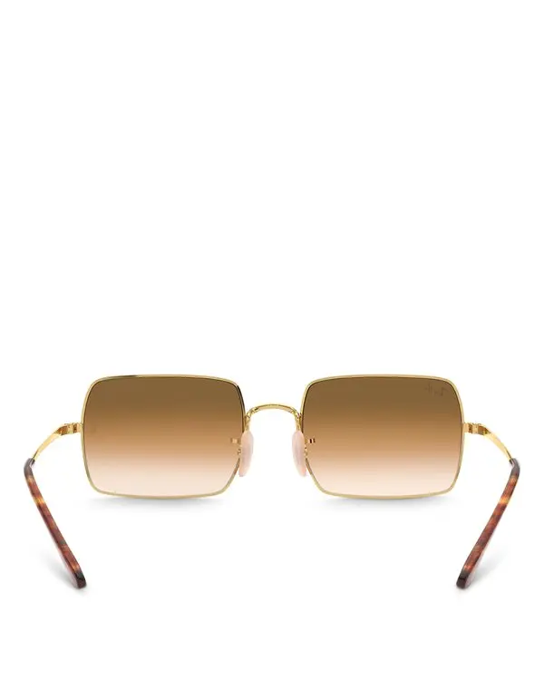 Ray-ban Square Sunglasses - Gold/brown Gradient