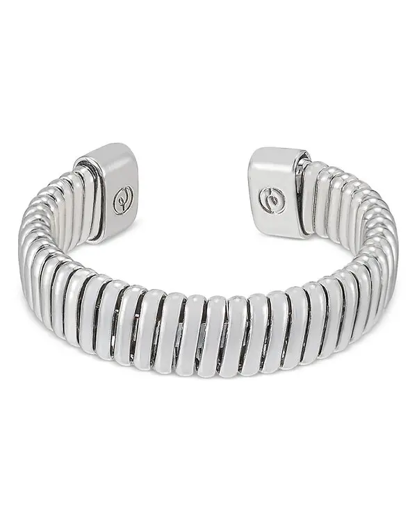 Ettika Essential Flex Band Cuff Bracelet - Silver
