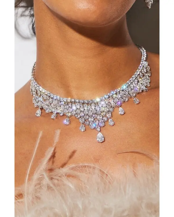 Nadri Glam Collar Necklace