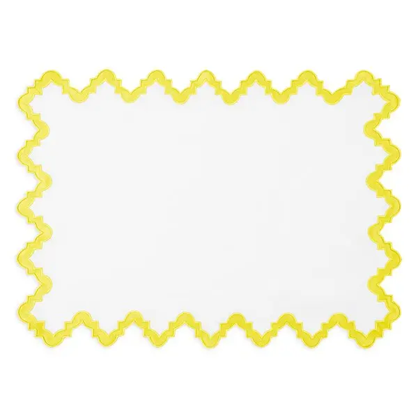 MATOUK Aziza Placemat, Set Of 4 - Lemon
