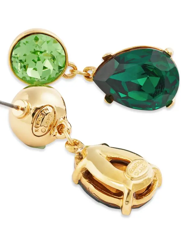 KENNETH JAY LANE Imitation Pearl & Stone Drop Earrings