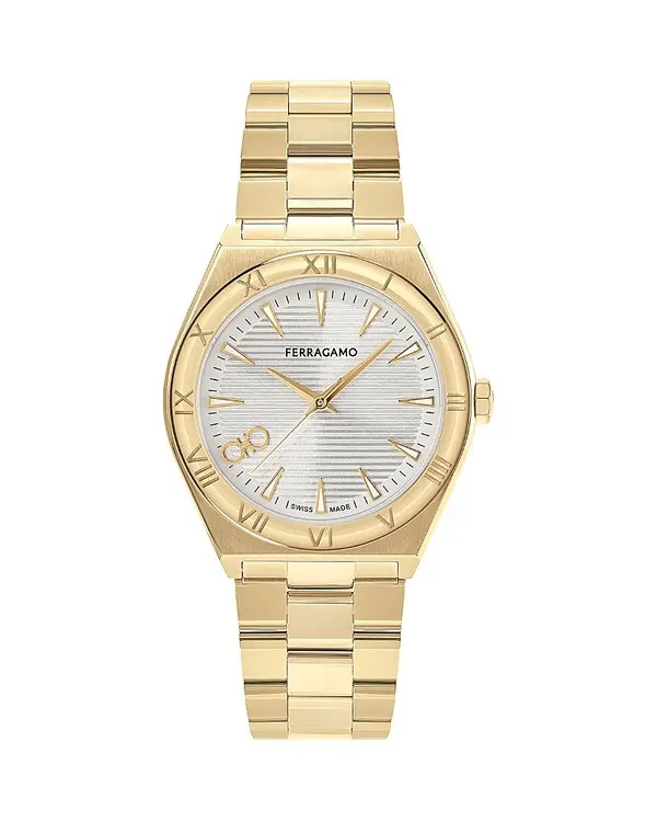 FERRAGAMO Vega Upper East Bracelet Watch - Silver/gold