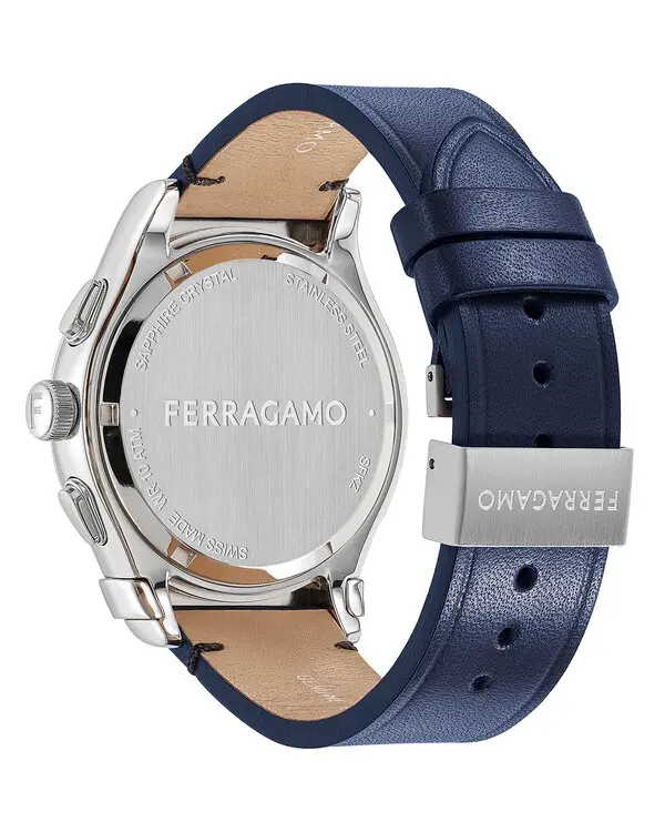 FERRAGAMO 1927 Chrono Chronograph, 42mm - Blue