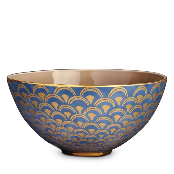 L'Objet Fortuny Bowl, Large - Blue