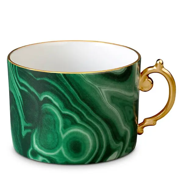 L'Objet Malachite Tea Cup - Green
