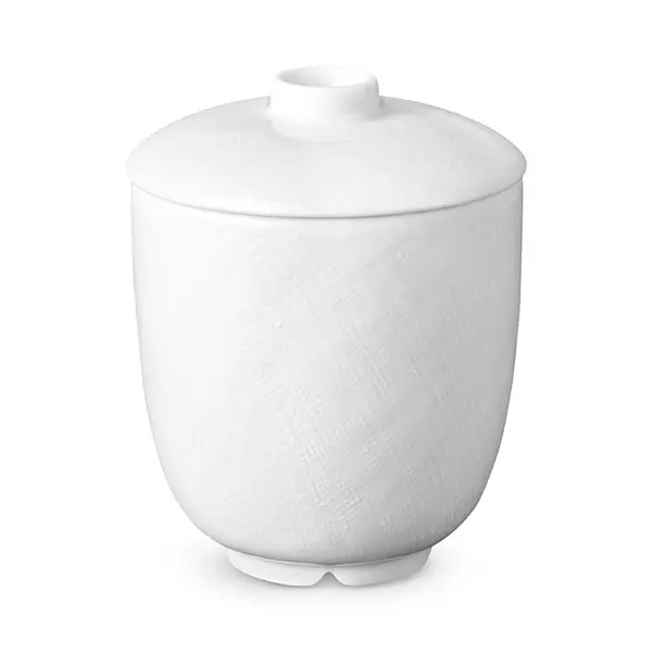 L'Objet Han Sugar Bowl With Lid - White