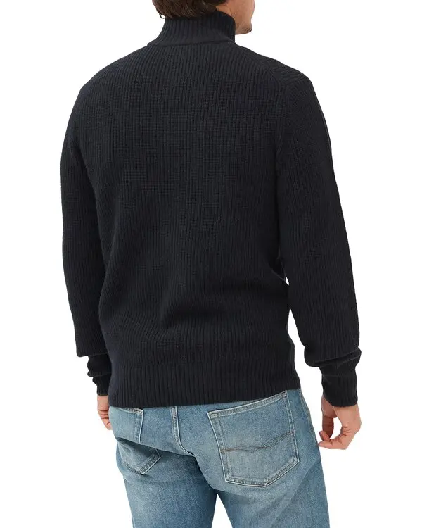 Rodd & Gunn Robbies Road Quarter Zip Sweater - Midnight