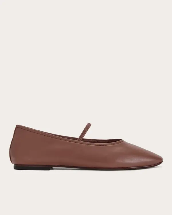 Everlane Leather Day Mary Jane - Rum