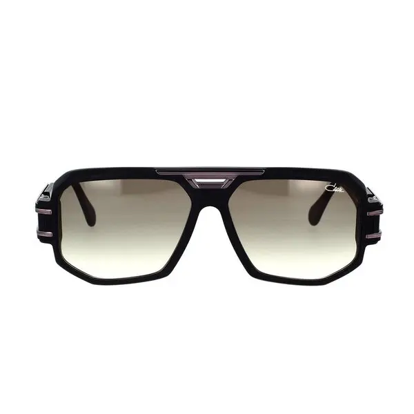 Cazal Acetate Pilot Sunglasses - Black