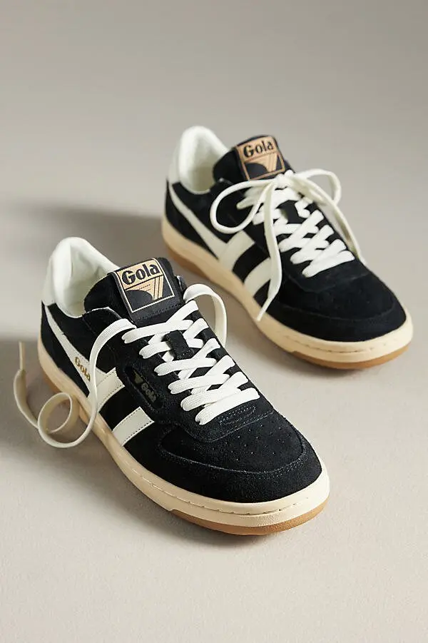 Gola Exclusive Hawk Suede Sneakers - Black/off White
