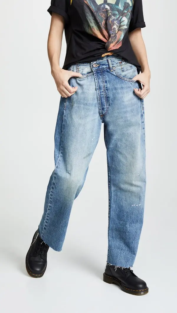 R13 Crossover Denim Jeans