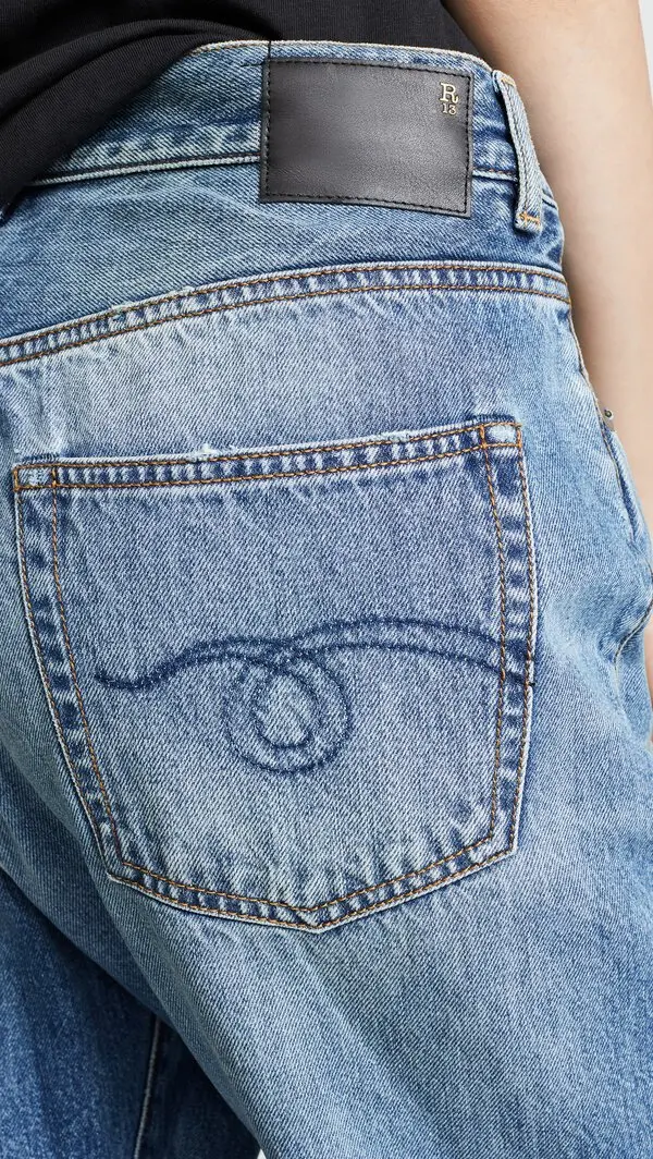 R13 Crossover Denim Jeans