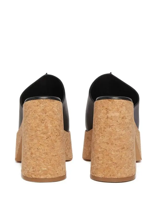 Stella McCartney 105mm Skyla Cork-platform Sandals - Black