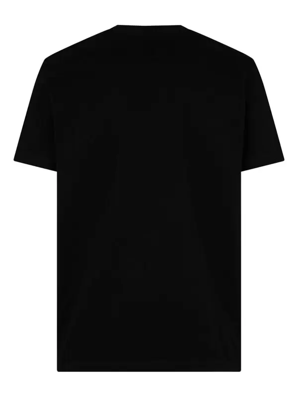 Dsquared2 Logo-plaque Cotton T-shirt - Black