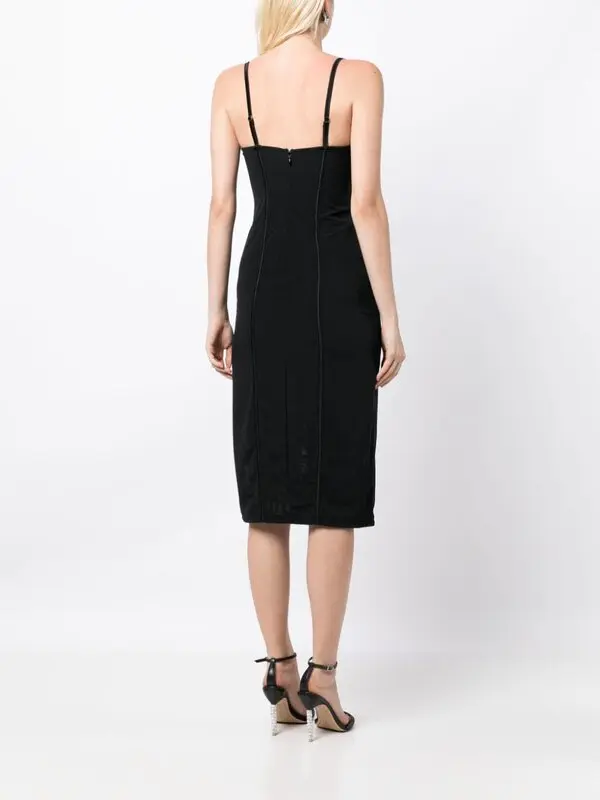 FLEUR DU MAL Brilliant Mesh Bustier Dress