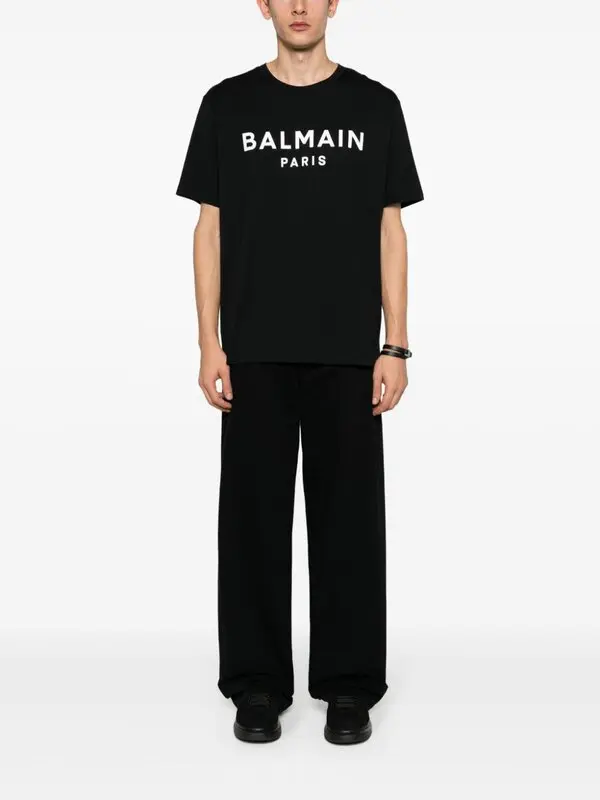 Balmain Logo-print Cotton T-shirt
