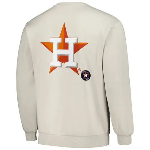 PLEASURES Houston Astros Ballpark Pullover Sweatshirt