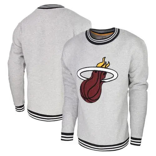 STADIUM ESSENTIALS Miami Heat Club Level Pullover Sweatshirt