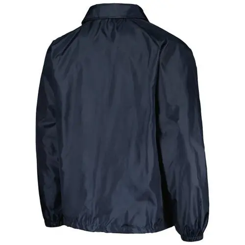 DUNBROOKE Milwaukee Brewers Coach's Raglan Full-snap Windbreaker Jacket