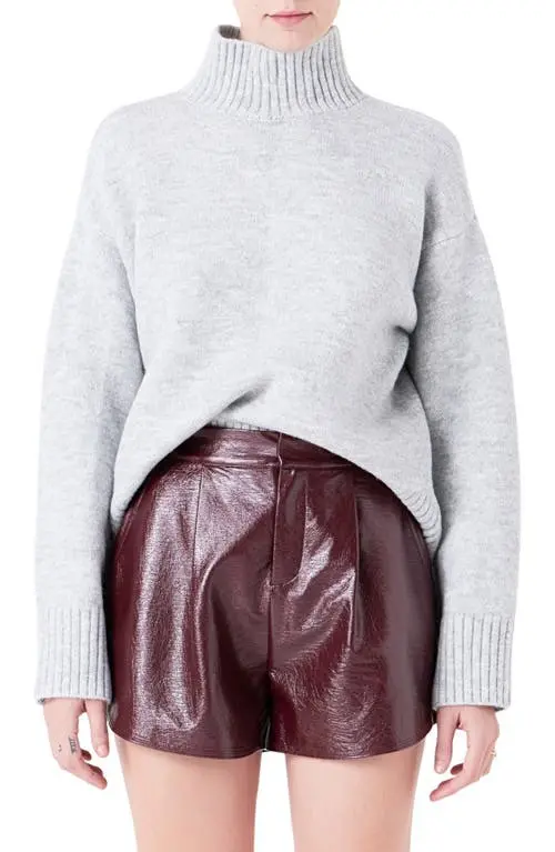 GREY LAB Turtleneck Sweater - Grey