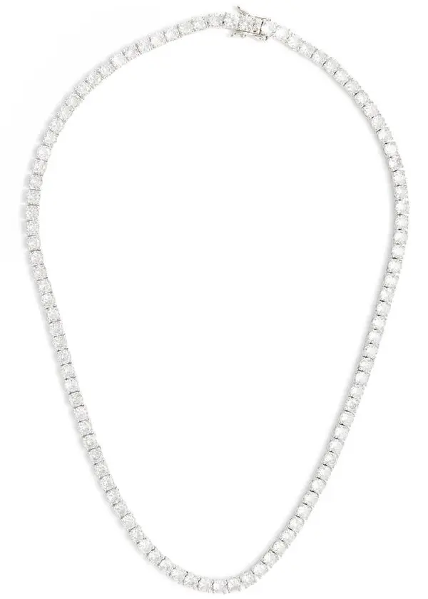 Fallon Grace Crystal-embellished Tennis Necklace