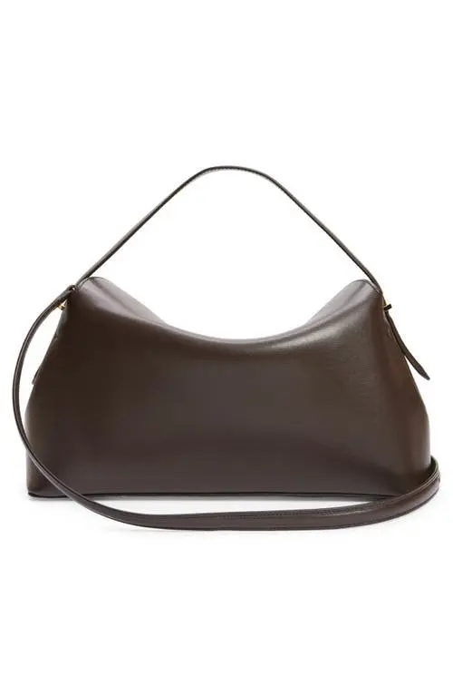 TOTEME T-lock Curve Shoulder Bag - Bark