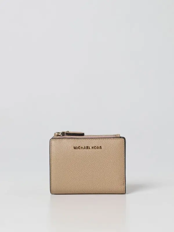 Michael Kors Wallet In Grained - Brown