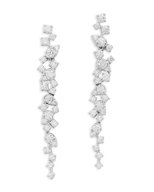 Bloomingdale'S Diamond Drop Earrings, 0.95 Tcw - White