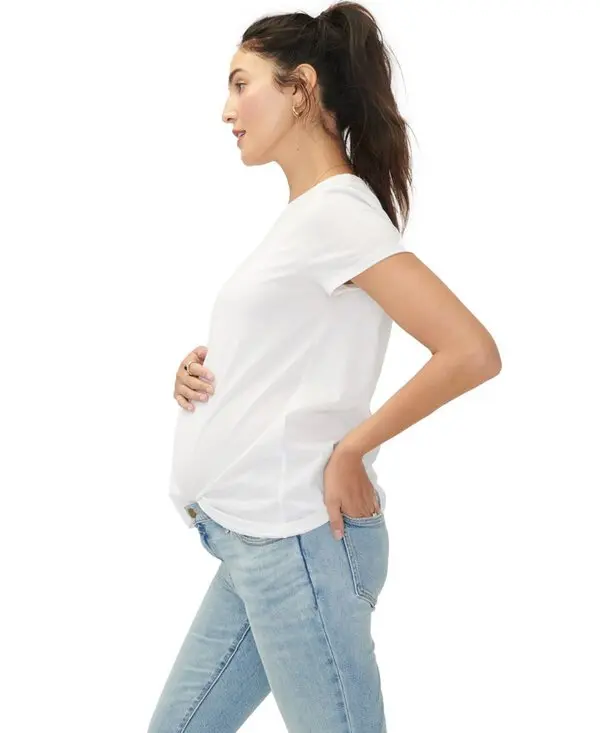 Hatch Collection Basic Maternity Crew T-shirt 2-pack