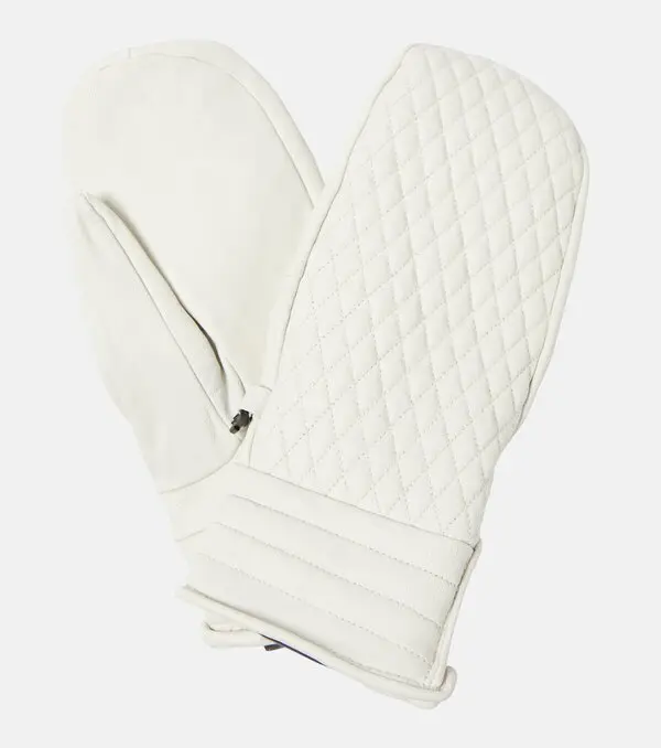 Fusalp Athena Quilted Leather Mittens
