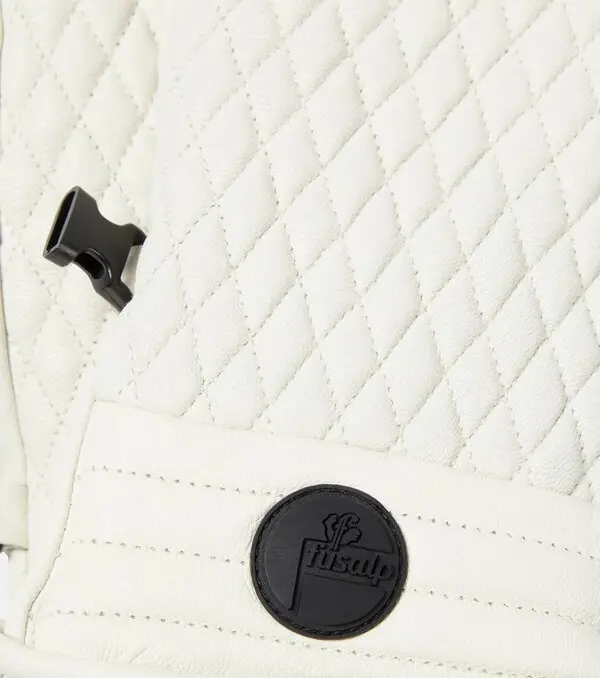 Fusalp Athena Quilted Leather Mittens